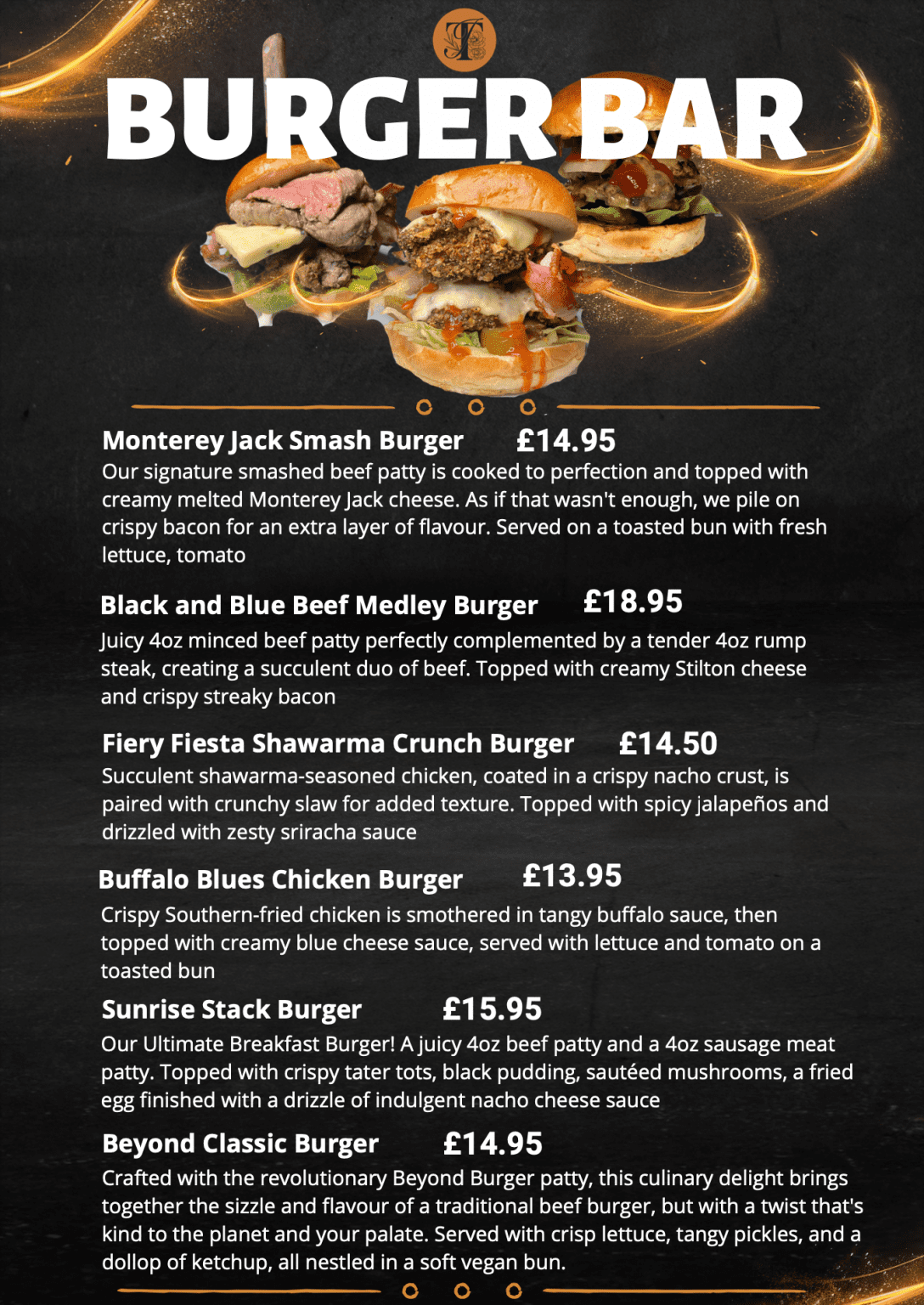 Menus - Tiger Ivy